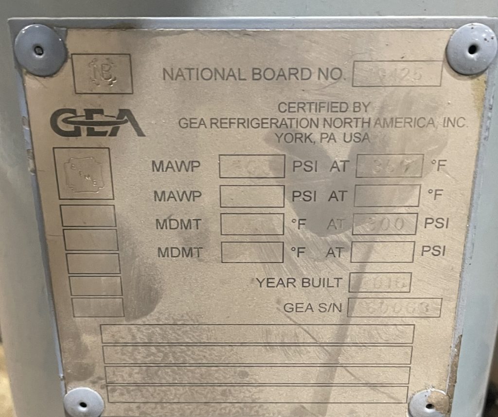 GEA Ammonia Reciprocating compressor system : Model V600