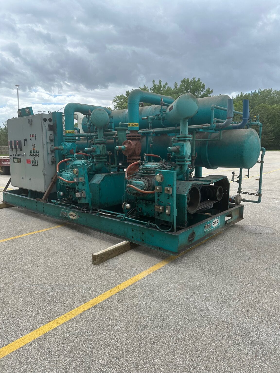 MYCOM 300 hp reciprocating ammonia compressor package: Item#: C 99871 ...