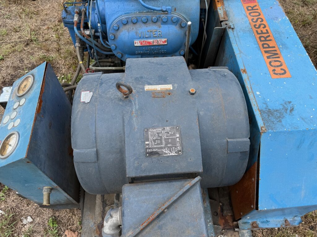 Vilter Ammonia Reciprocating Compressor: Model: VMC 458XL With 150 HP ...