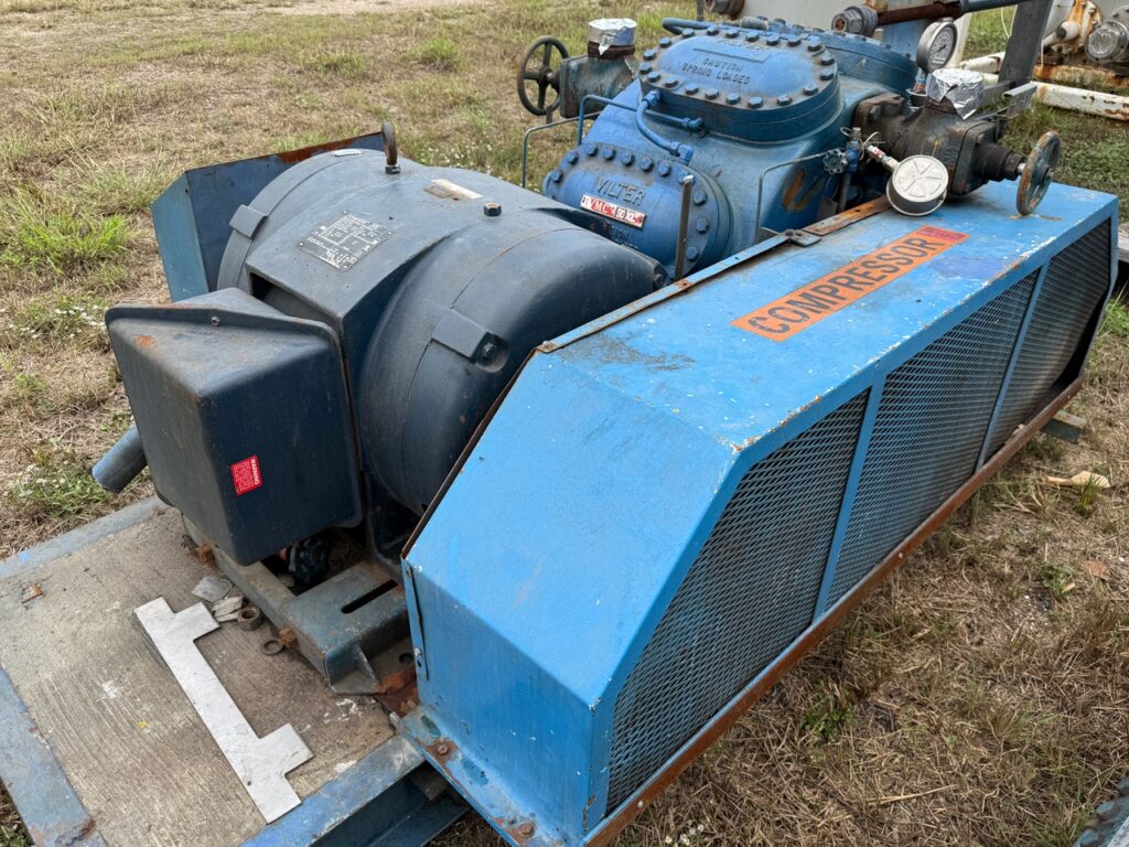Vilter Ammonia Reciprocating Compressor: Model: VMC 458XL With 150 HP ...